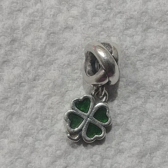 Pandora | Jewelry | Soldauthentic Pandora Four Leaf Clover Charm | Poshmark